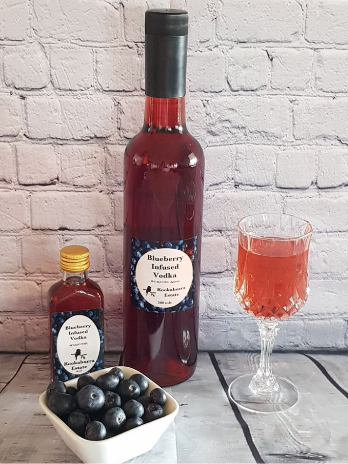 Blueberry Infused Vodka – Kookaburra Estate